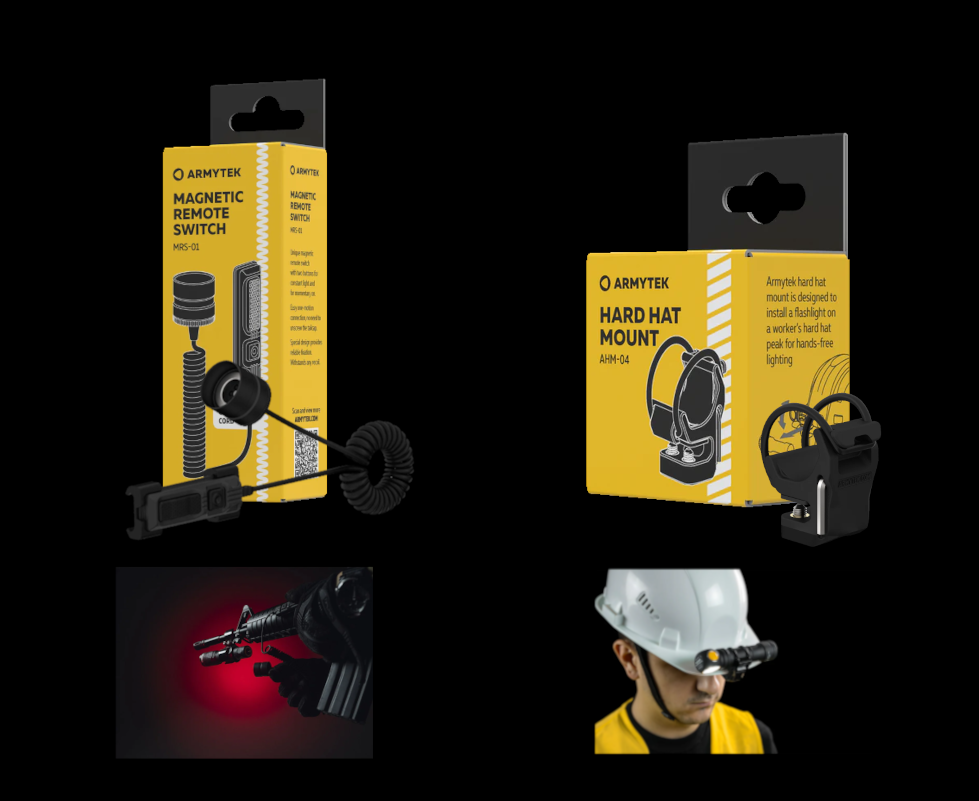 Armytek Halterungen & Fernschalter – SDLD-Shop